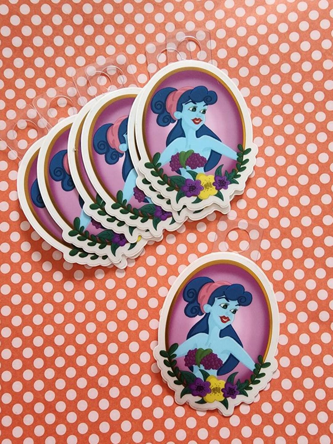 3" Clear Blue Centaurette Sticker - Etsy