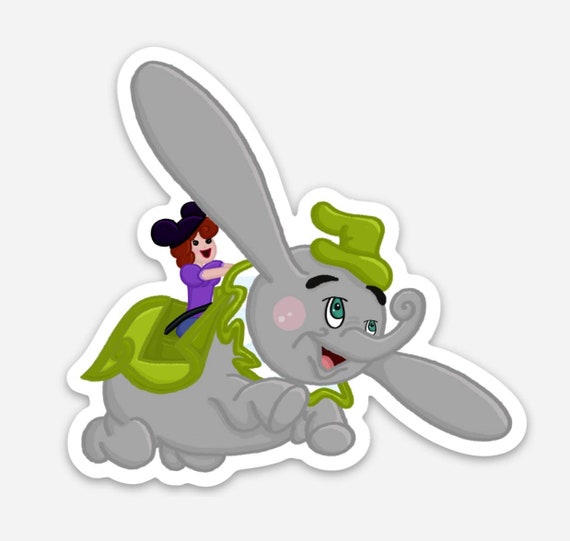 3 Dumbo Ride Car Sticker | Etsy