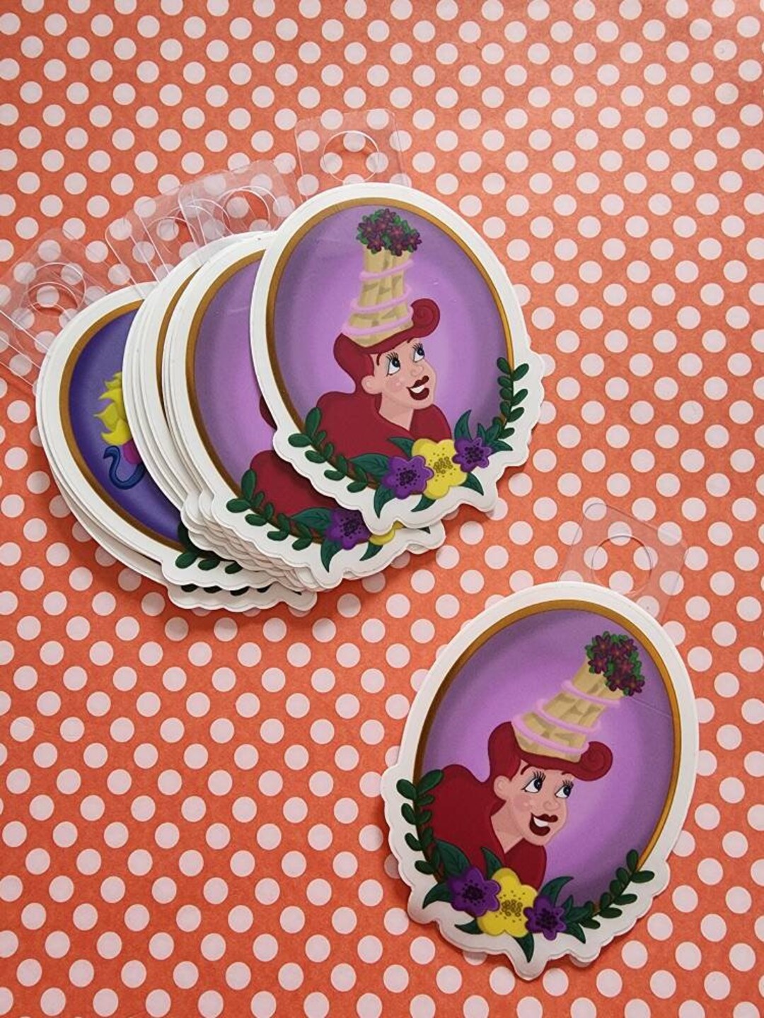 Pegatina de centaurette de flor clara de 3 - Etsy España