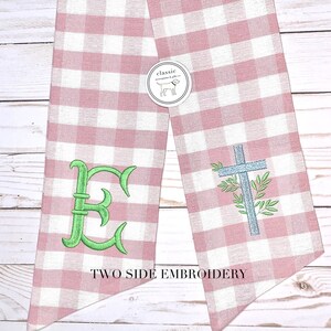 Pink Puppy Classic Embroidered Wreath Sash | Personalized | Monogrammed ...