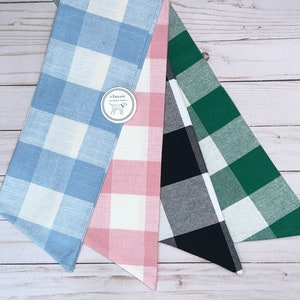 Black Buffalo Plaid Check | Classic Embroidered Wreath Sash | Personalized | Monogrammed ...