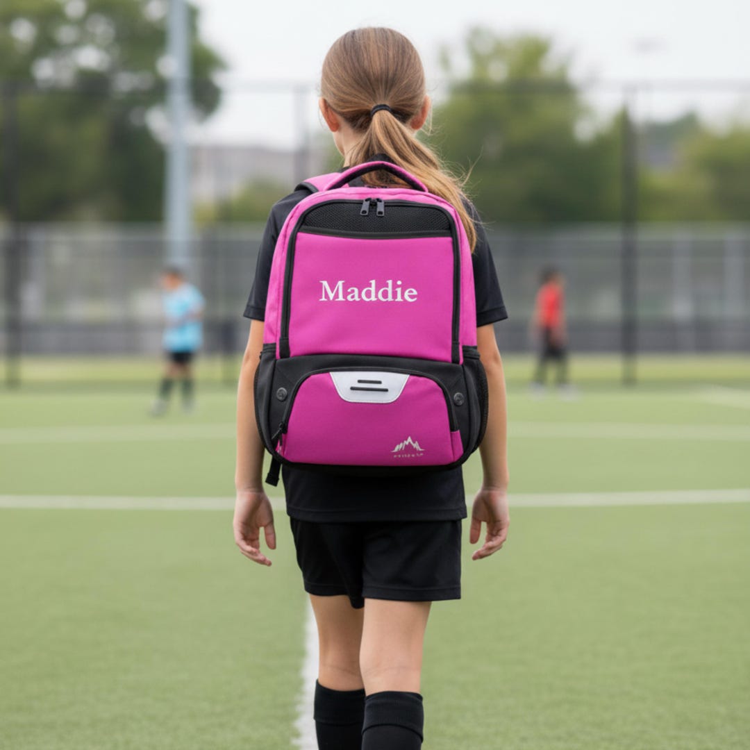 Girls Soccer Basketball Sport Backpack for Sports Custom Name Sports ...