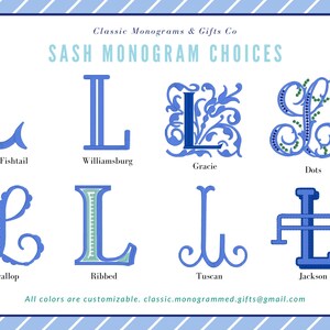 White Labrador Sash | Classic Embroidered Wreath Sash | Personalized ...