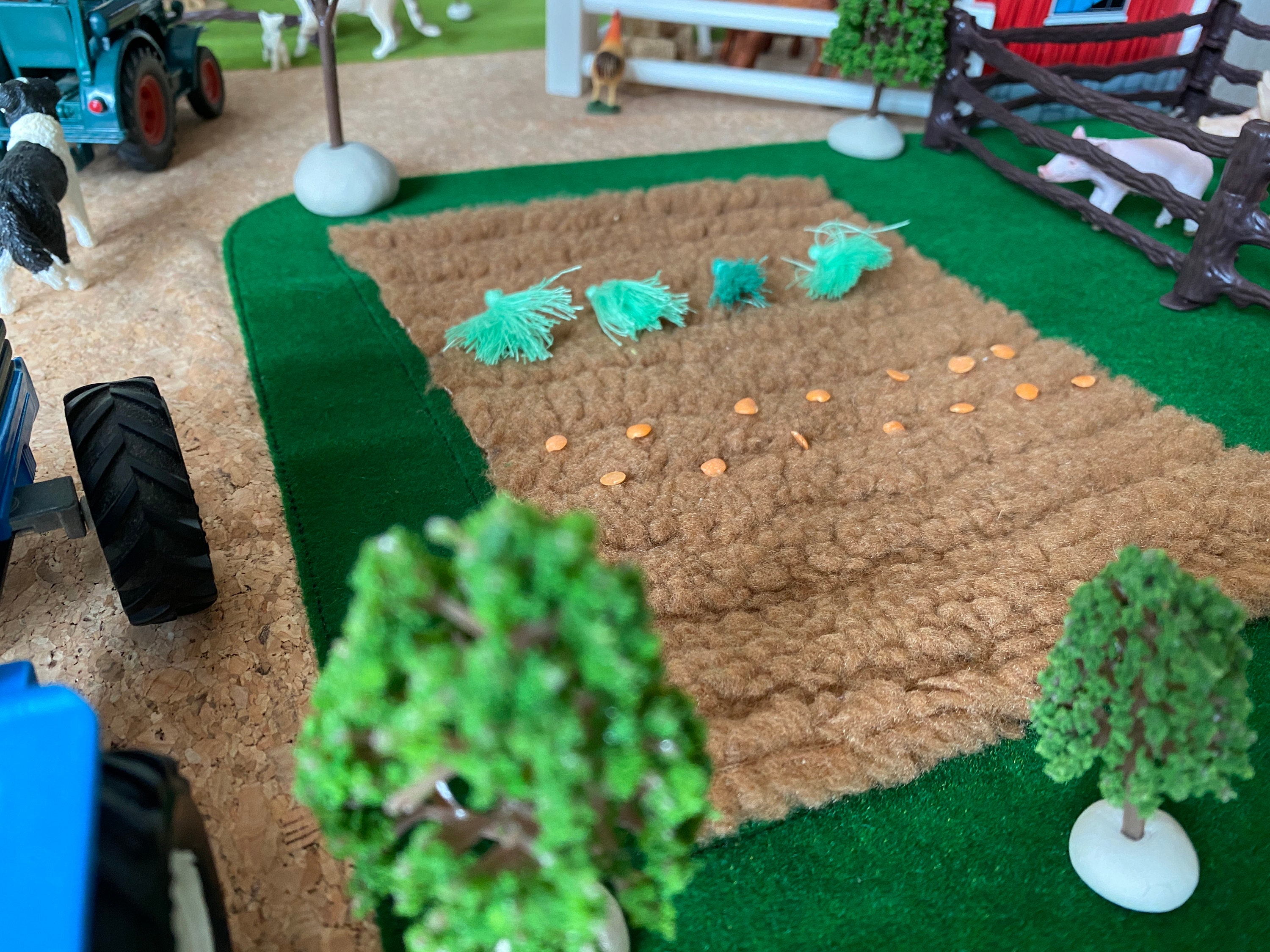 Large Animal Farm Sensory Playscape Mat - Etsy