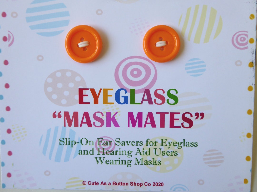 Face Mask Ear Saver Protector for Eyeglass And/or Hearing Aid Wearers ...