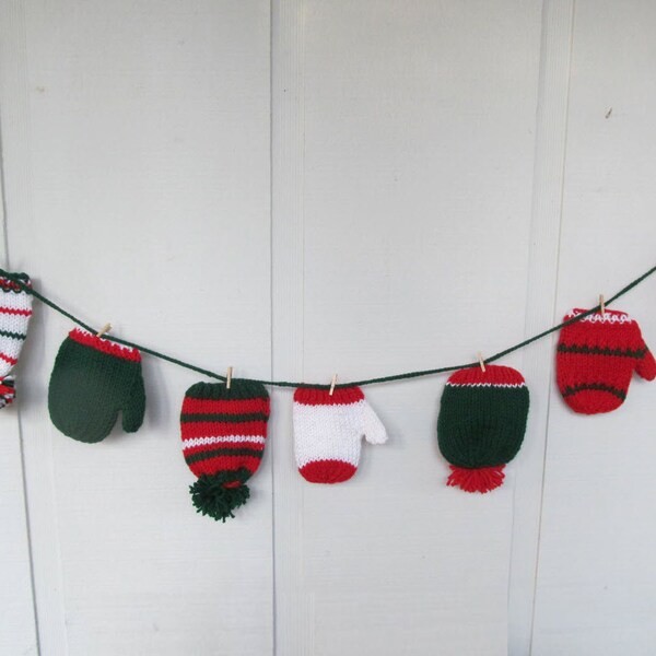 Mitten Garland - Etsy