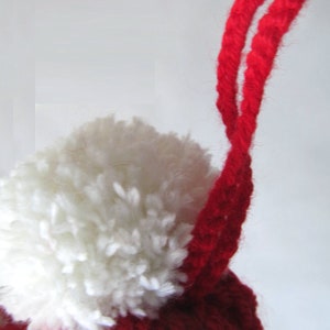 Mini Santa Hat Knitted Christmas Ornaments Two Hat Styles With ...