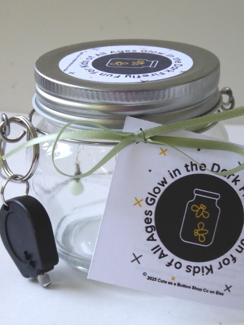 Firefly / Lightning Bug Jars - Glow in the Dark UV Light Activated With ...