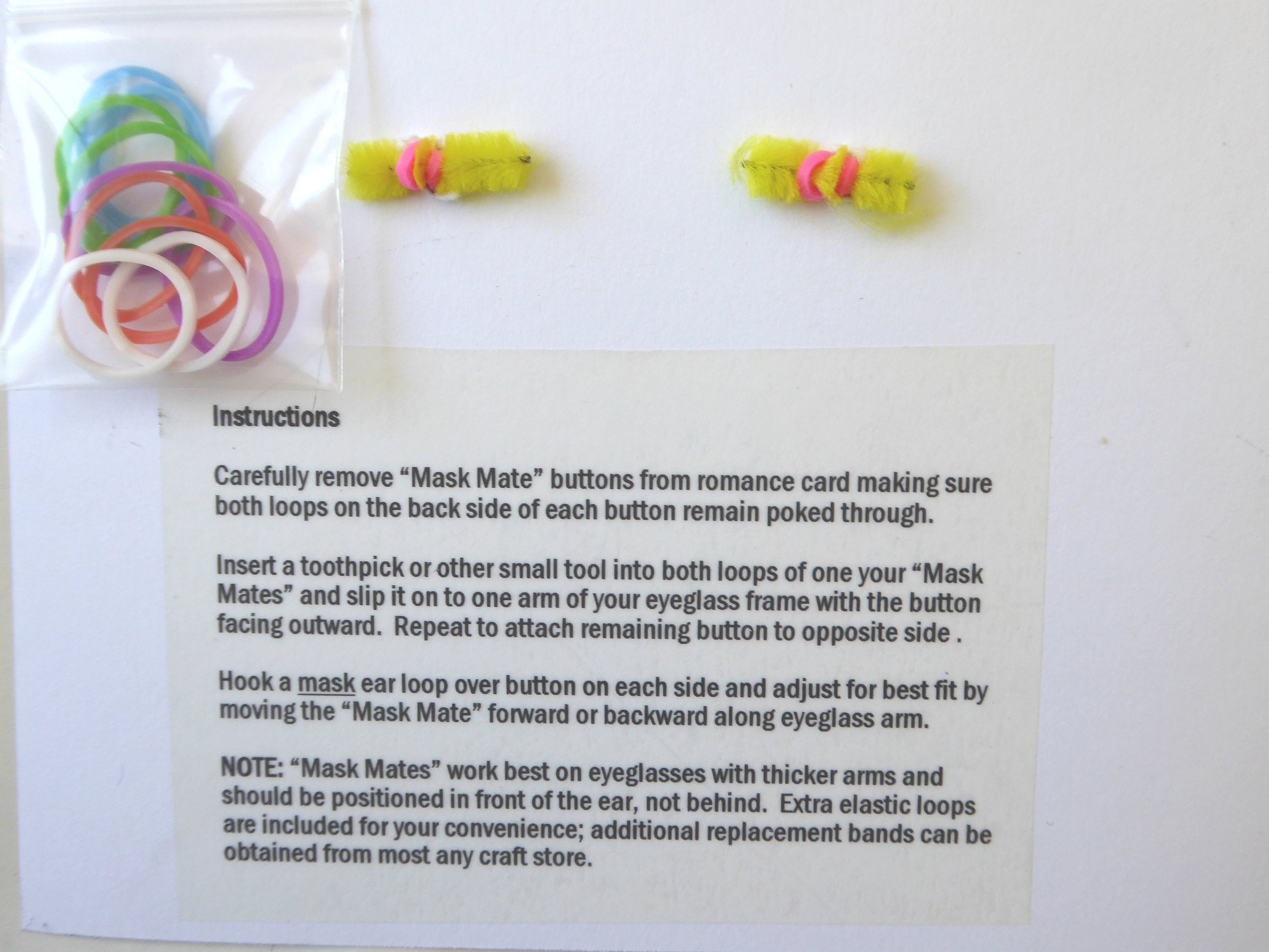 Face Mask Ear Saver Protector for Eyeglass And/or Hearing Aid Wearers ...