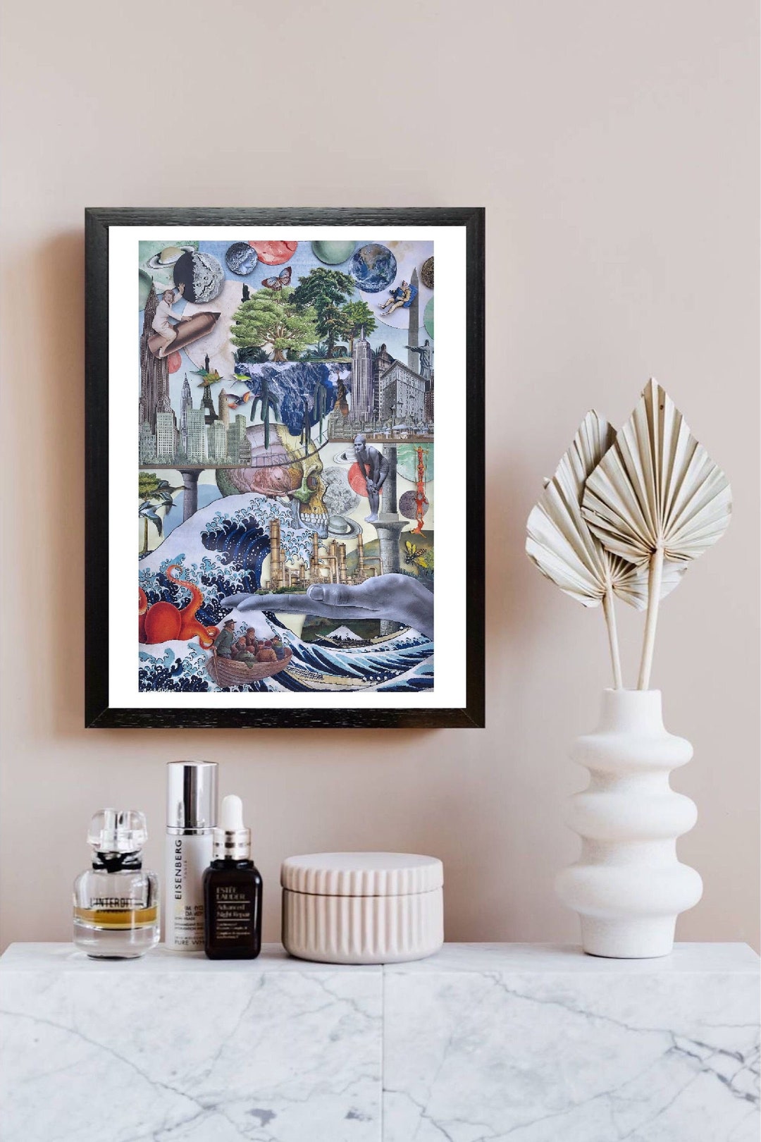 Fantasy Dream Collage Art Print Skylands Collage A4 Art Print - Etsy UK
