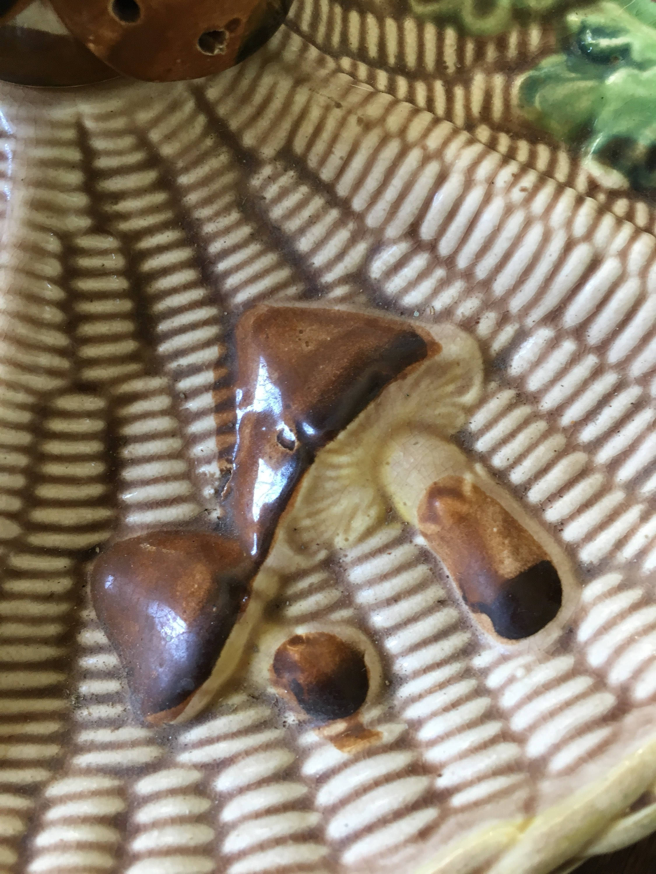 Vintage Ceramic Serving Platter, Basketweave Platter, Appetizer Platter ...