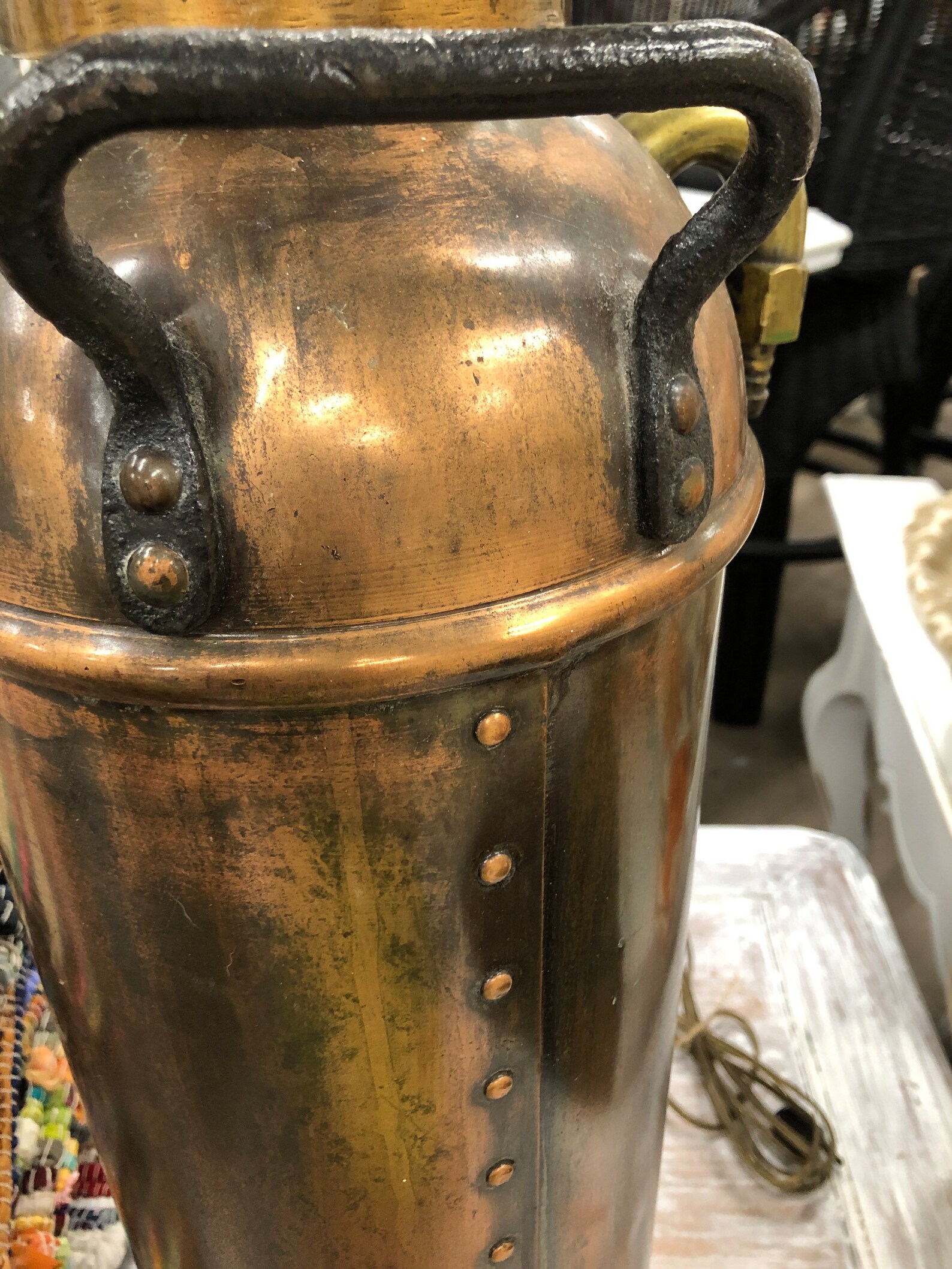 Antique Fire Extinguisher Lamp, Antique Fireman’s Memoribilia, Vintage ...