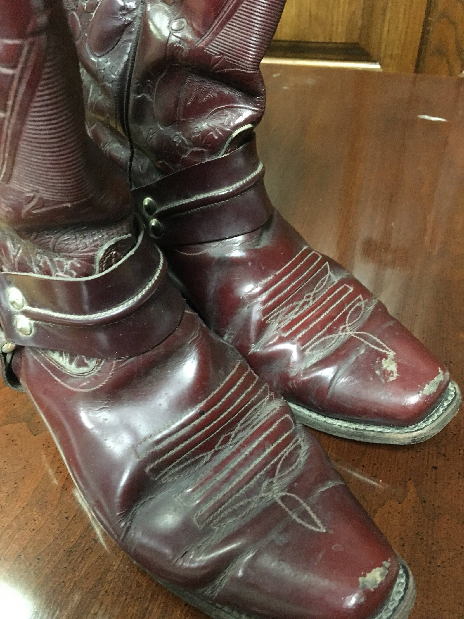 Men's Vintage Hand Tooled Cowboy Boots Made in Mexico - Etsy