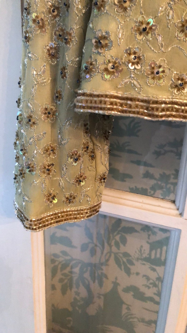 Vintage Beaded & Sequined Cocktail Jacket Vintage Formalwear - Etsy