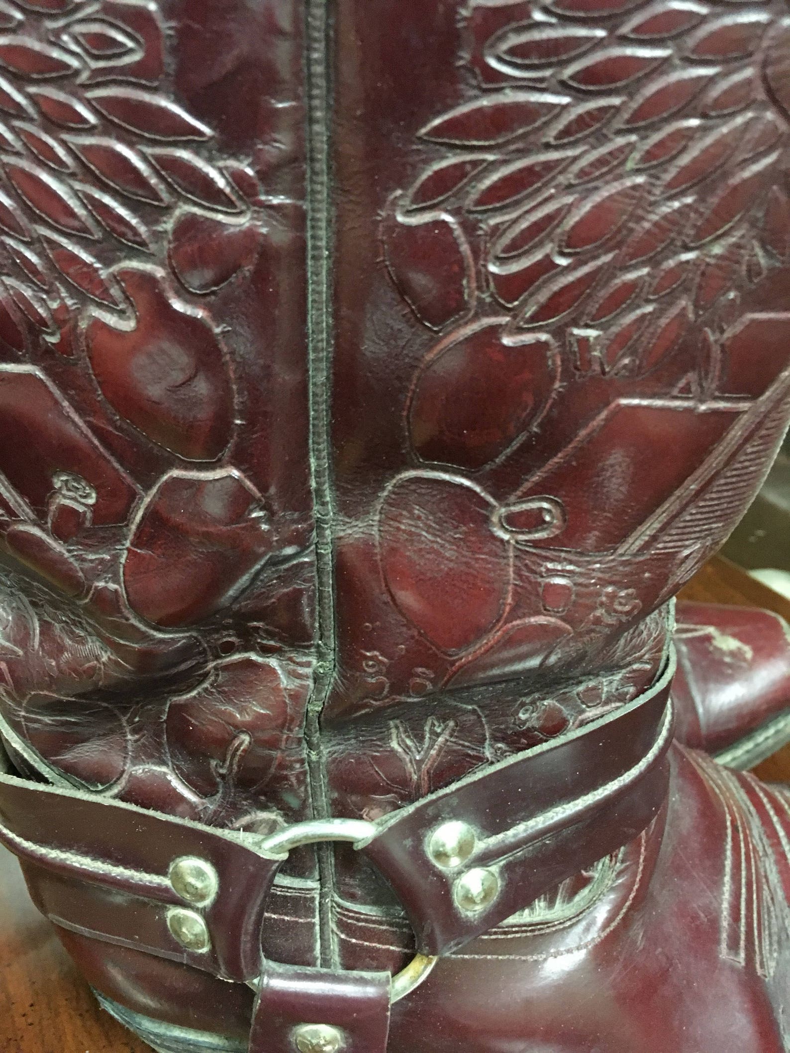 Men's Vintage Hand Tooled Cowboy Boots Made in Mexico - Etsy