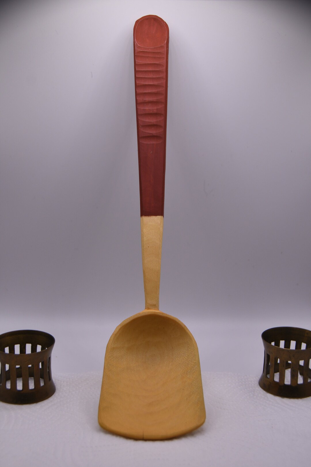 Serving Spoon, Cooking Spoon, Pot Stirrer, Wok Spoon Made of Hand ...