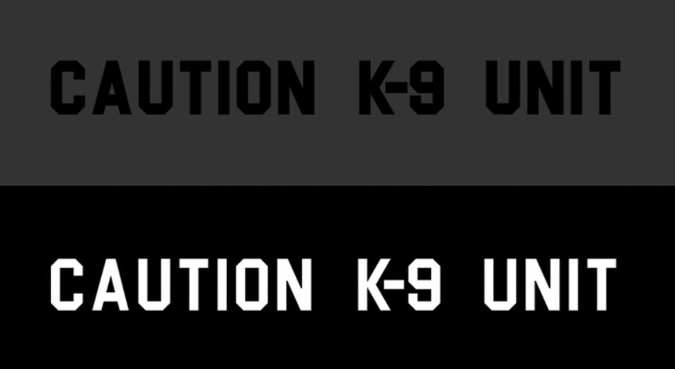 Police K9 Window Decal/K9 Unit Decal/Caution K9 Decal/Police | Etsy