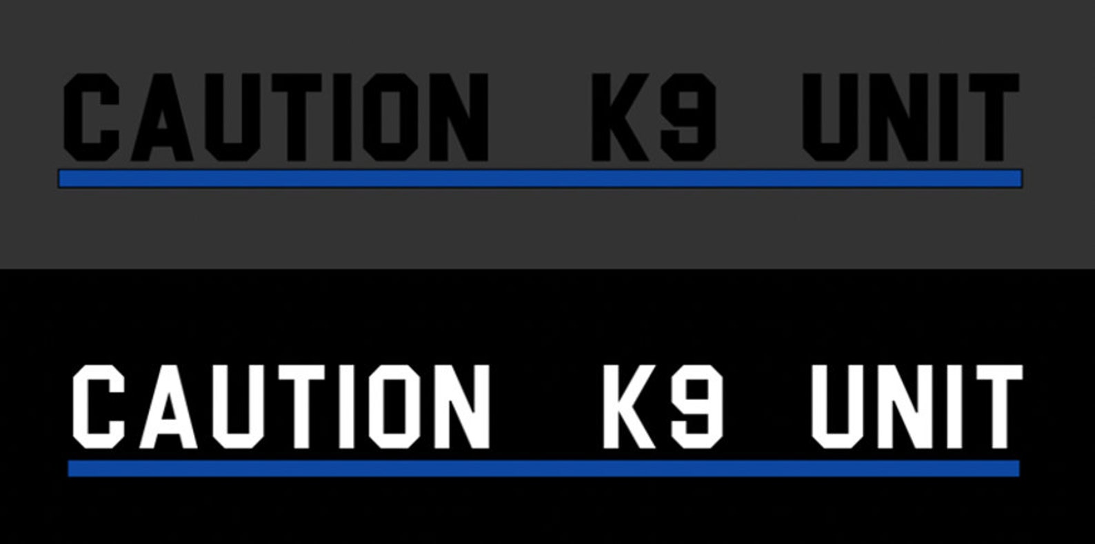 Police K9 Window Decal/K9 Unit Decal/Caution K9 Decal/Police | Etsy
