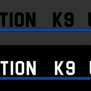 Police K9 Window Decal/k9 Unit Decal/caution K9 Decal/police Dog Decal ...