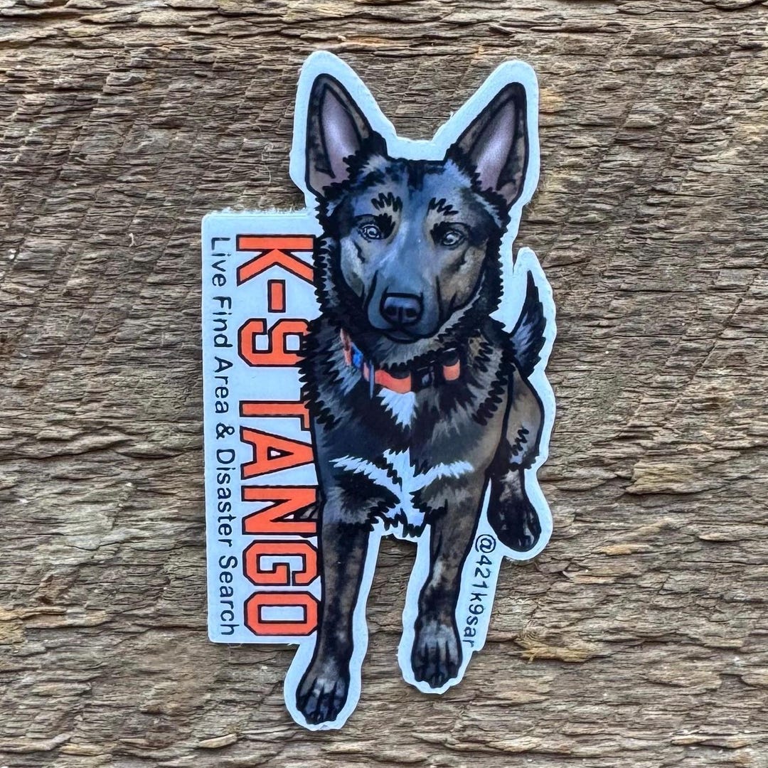 BULK 2" K-9 STICKERS / Small Size / Custom K9 Stickers / Custom Working ...