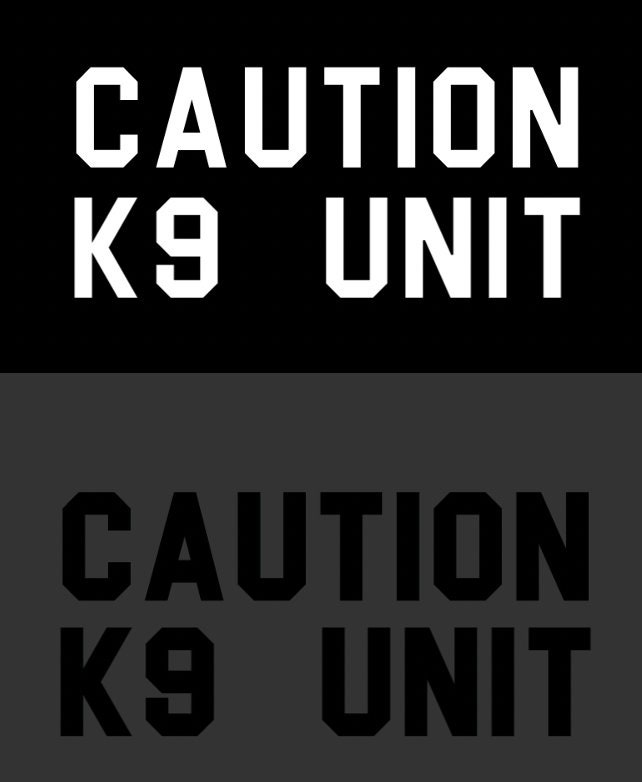 Police K9 Window Decal/K9 Unit Decal/Caution K9 Decal/Police | Etsy