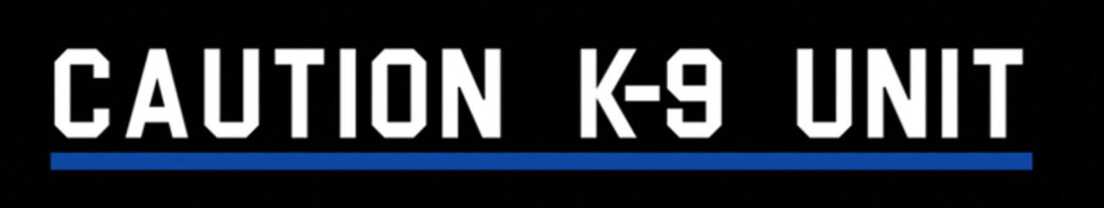 Police K9 Window Decal/K9 Unit Decal/Caution K9 Decal/Police | Etsy