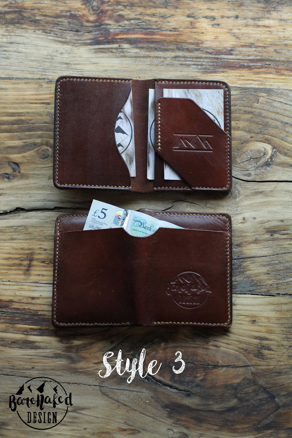 Men's Minimalist Leather Wallet - Card Wallet - Slim Wallet - 100% Veg ...