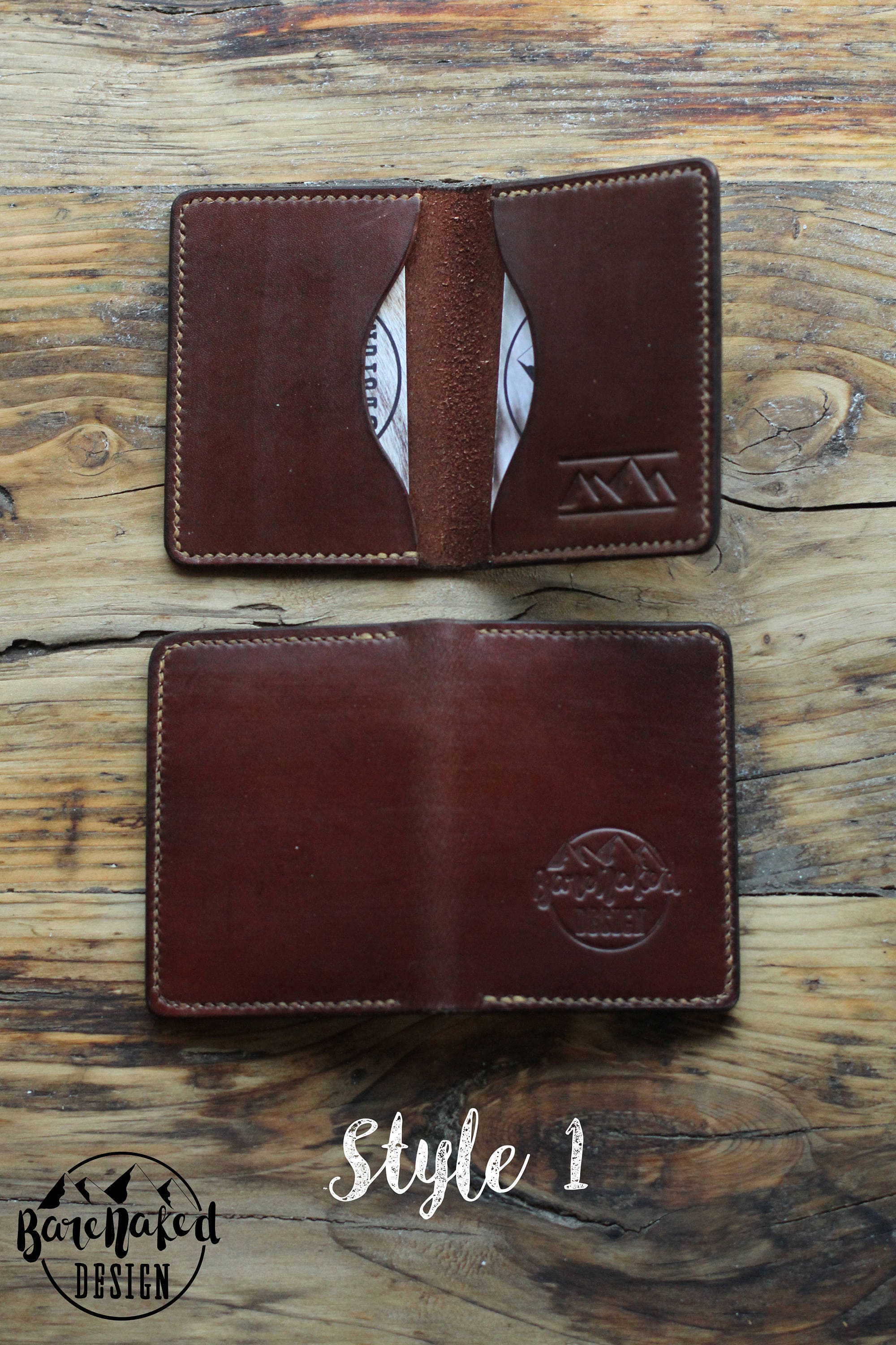 Men's Minimalist Leather Wallet - Card Wallet - Slim Wallet - 100% Veg ...
