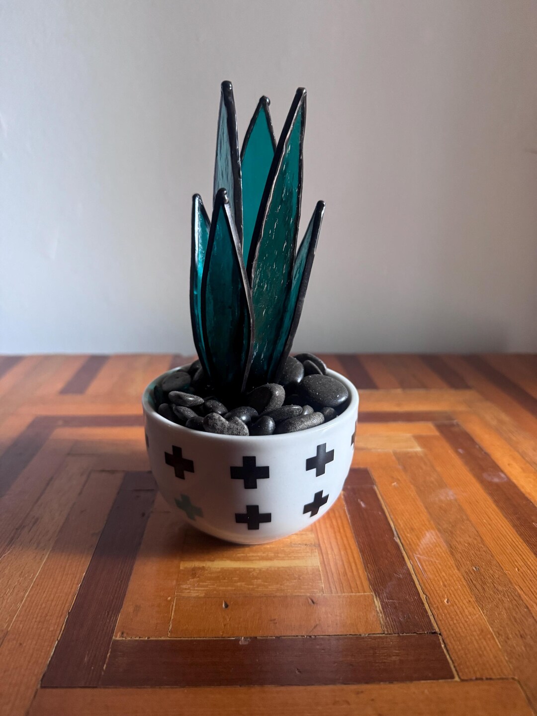 Midnight Mesa Agave - Stained Glass Succulent - Etsy