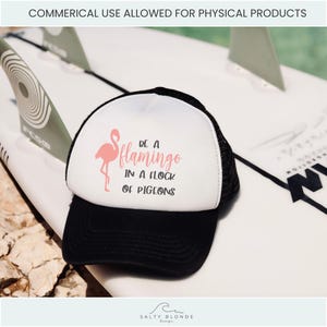 Be a Flamingo in a Flock of Pigeons SVG | Flamingo Cut File, Tropical ...