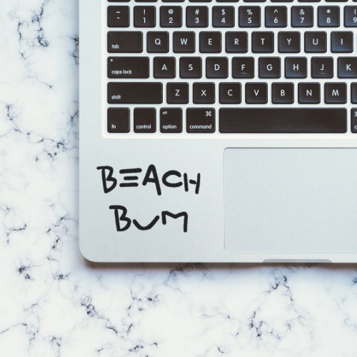 Modern Beach Bum Decal Beach Bum Sticker Beach Bum Surf | Etsy