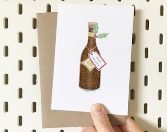Beer Christmas Card, Male Christmas Card, Beer Christmas Tree - Etsy