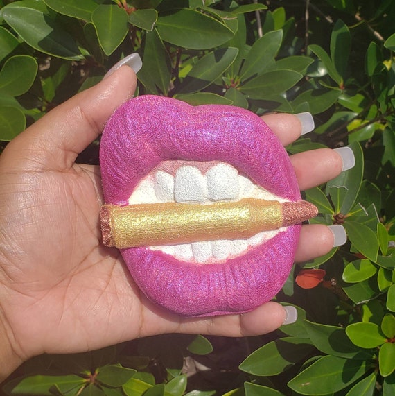 Large Sexy Flirty Bite the Bullet Bath Bomb Fizzy Personalized - Etsy