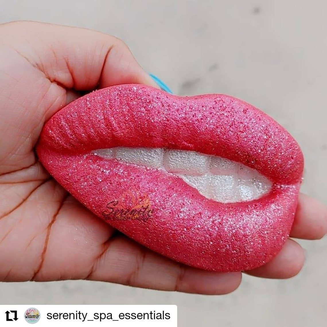Flirty Seductive Cute Sexy Lip Bite Bath Bomb Bath Fizzy Bath Etsy
