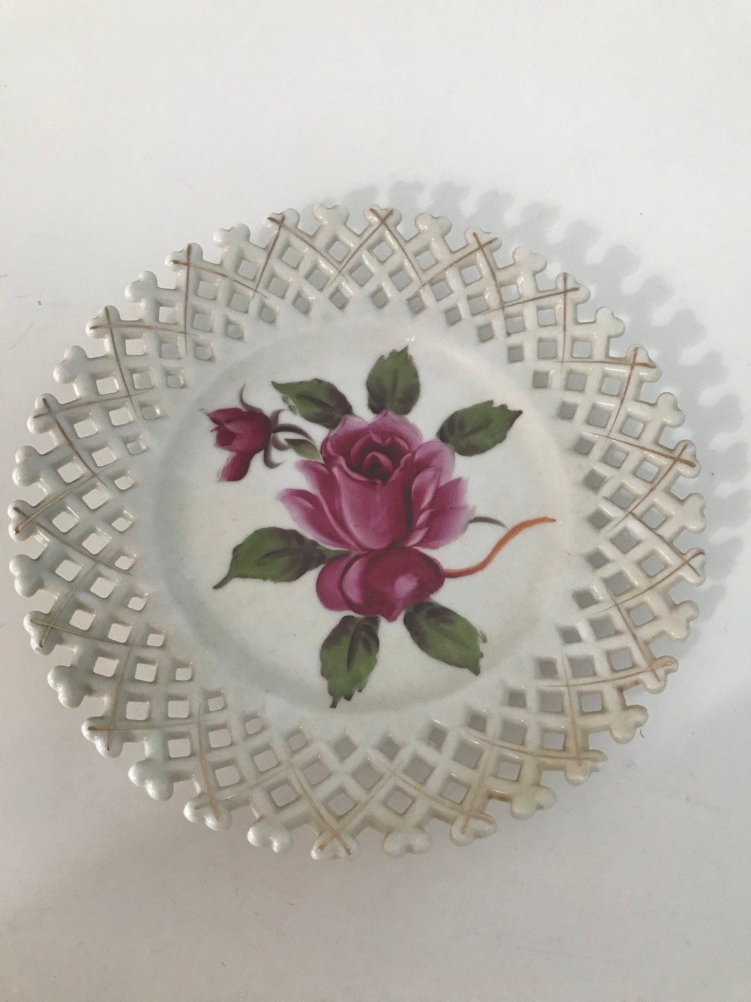 Vintage - Hand Painted JB Betson's Serving Dish - Etsy