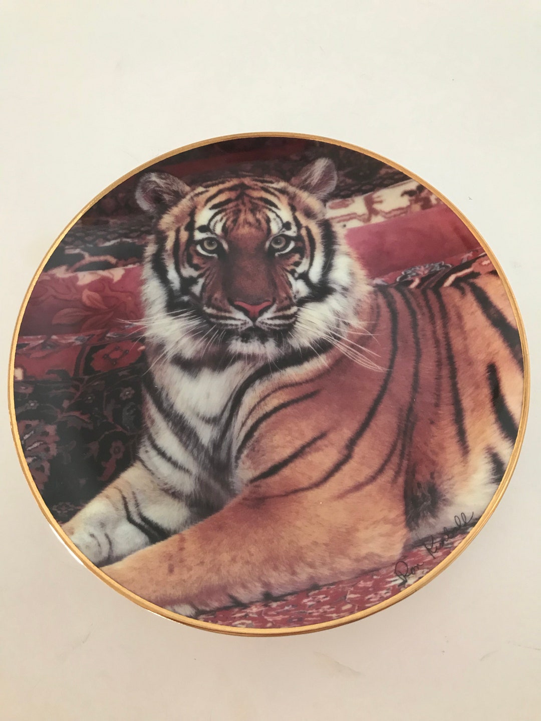 Franklin Mint "the Imperial Tiger" by Ron Kimball - Etsy