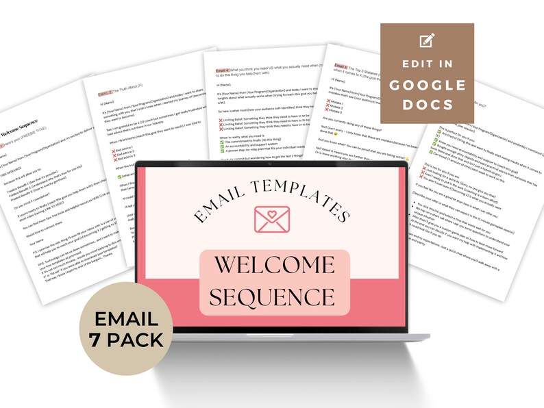 Freebie Welcome Sequence Email Templates for Coaches and Course ...