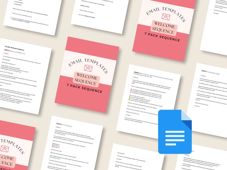 Freebie Welcome Sequence Email Templates for Coaches and Course ...