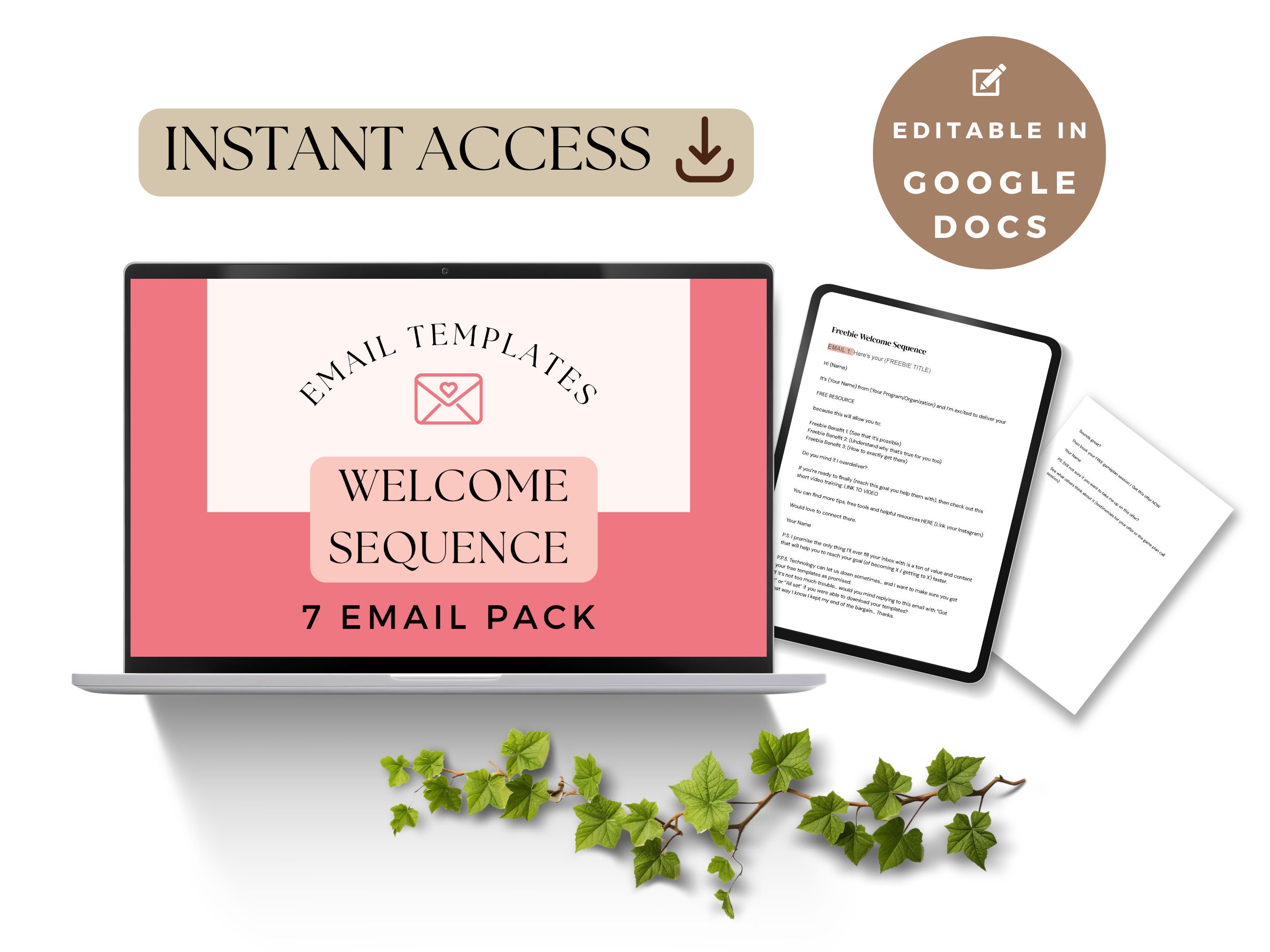 Freebie Welcome Sequence Email Templates for Coaches and Course ...
