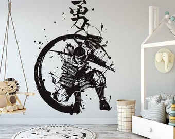 Samurai decal | Etsy