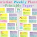 Christian Planner Printable Faith Weekly Planner Undated | Etsy