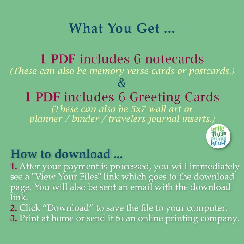 Get Well Scripture Cards 6 Printable Bible Verse Get Well - Etsy