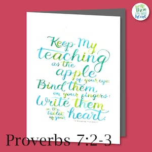 Back to School Bible Verse Cards Printable School Scripture Art Back to ...