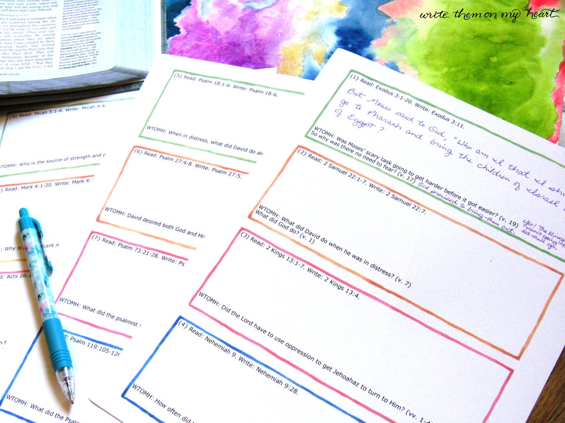 365 Fear Not Bible Verses PDF Scripture Writing Printable - Etsy