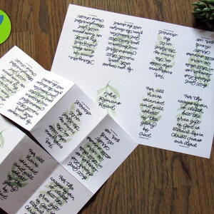 Romans Road to Salvation Printable PDF and DIY Folded Mini Booklet or ...