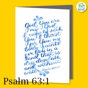 Summer Scripture Art Card Printable Summer Bible Verse Greeting Card ...