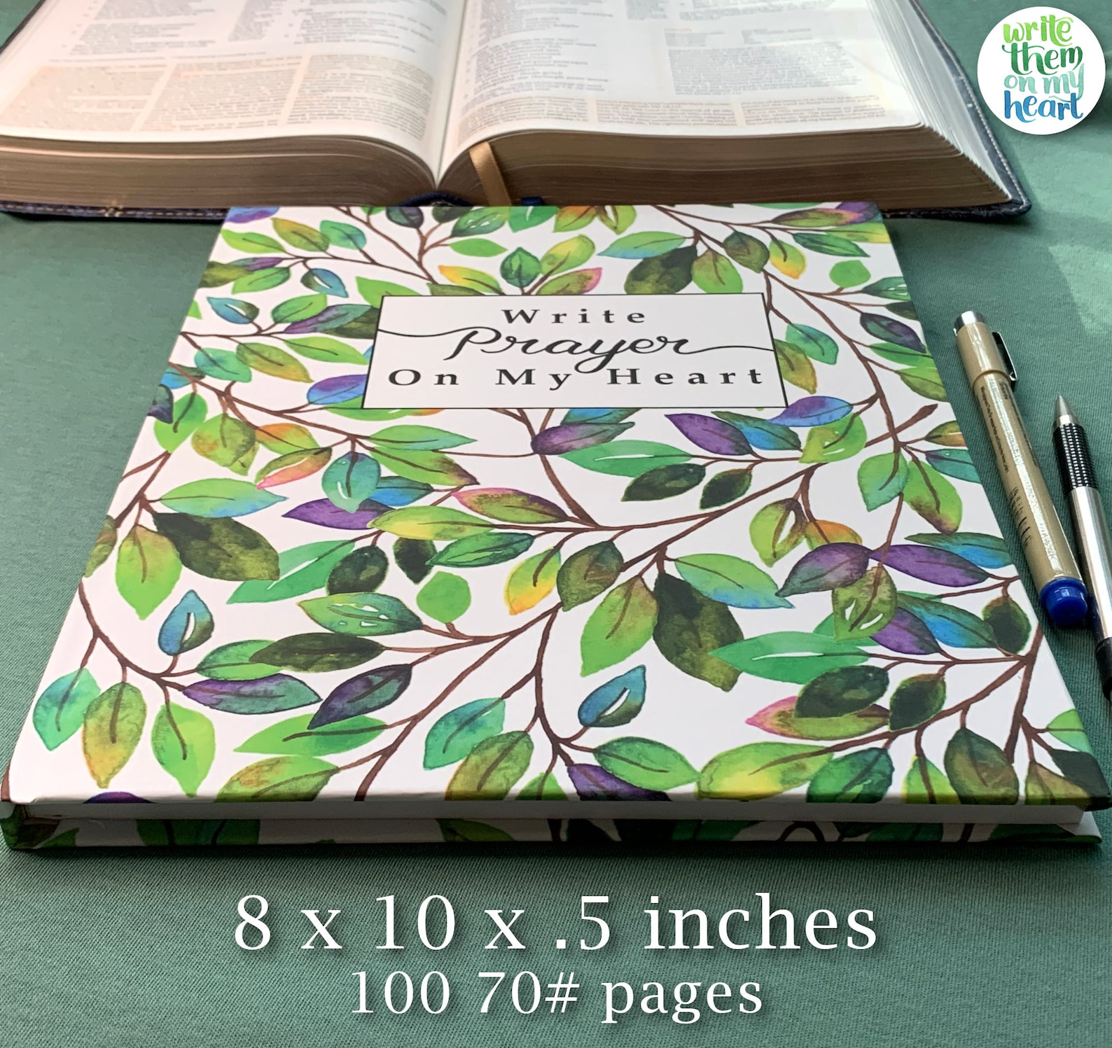 Prayer Journal Bible Study, Daily Prayer Journal 365 Prayer Verses ...
