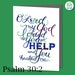 Get Well Scripture Cards, 6 Printable Bible Verse Get Well Cards, 5x7 ...