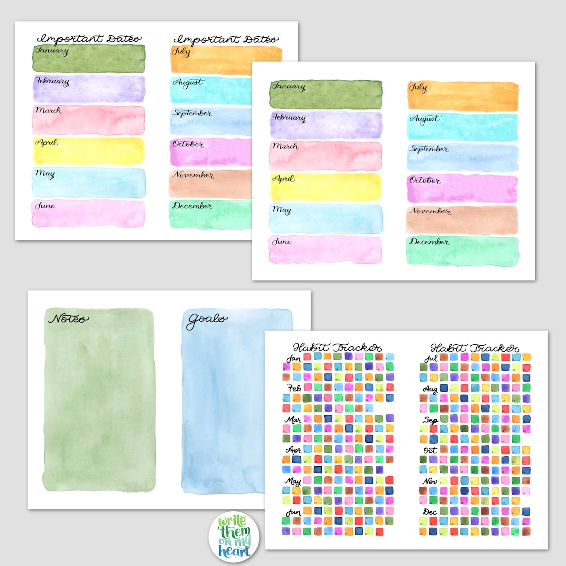 Christian Weekly Planner Pages Vertical Agenda Printable - Etsy
