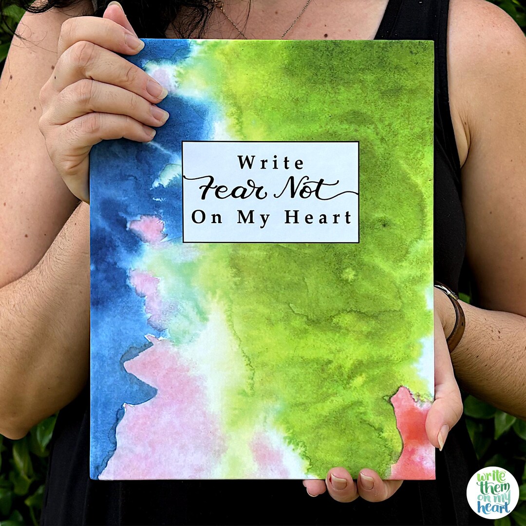 Scripture Writing Journal, 365 Fear Not Bible Verses Fear and Anxiety ...